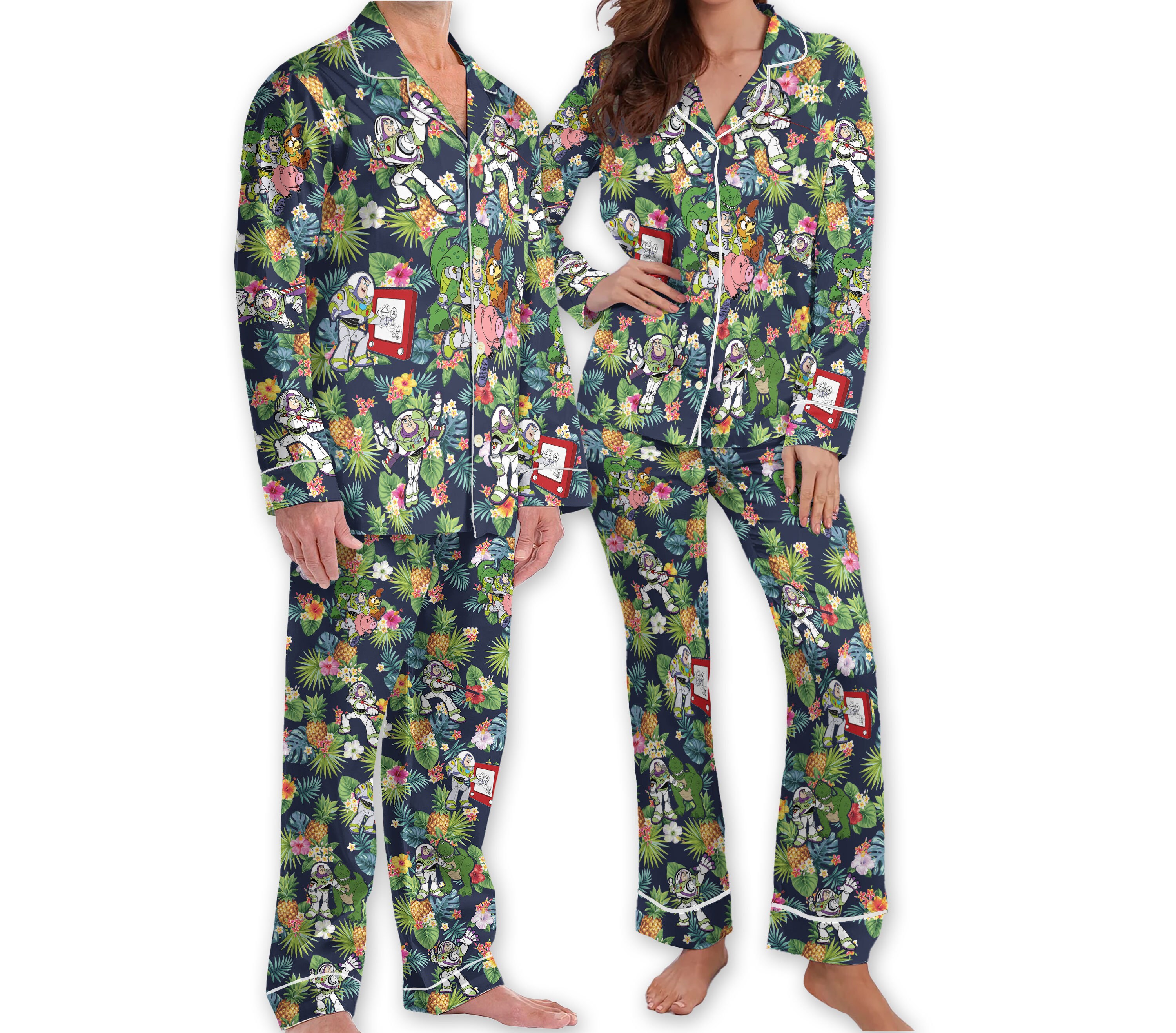 Disney Toy Story Pajamas, Tropical Buzz Lightyear Pajamas Set sold by ...