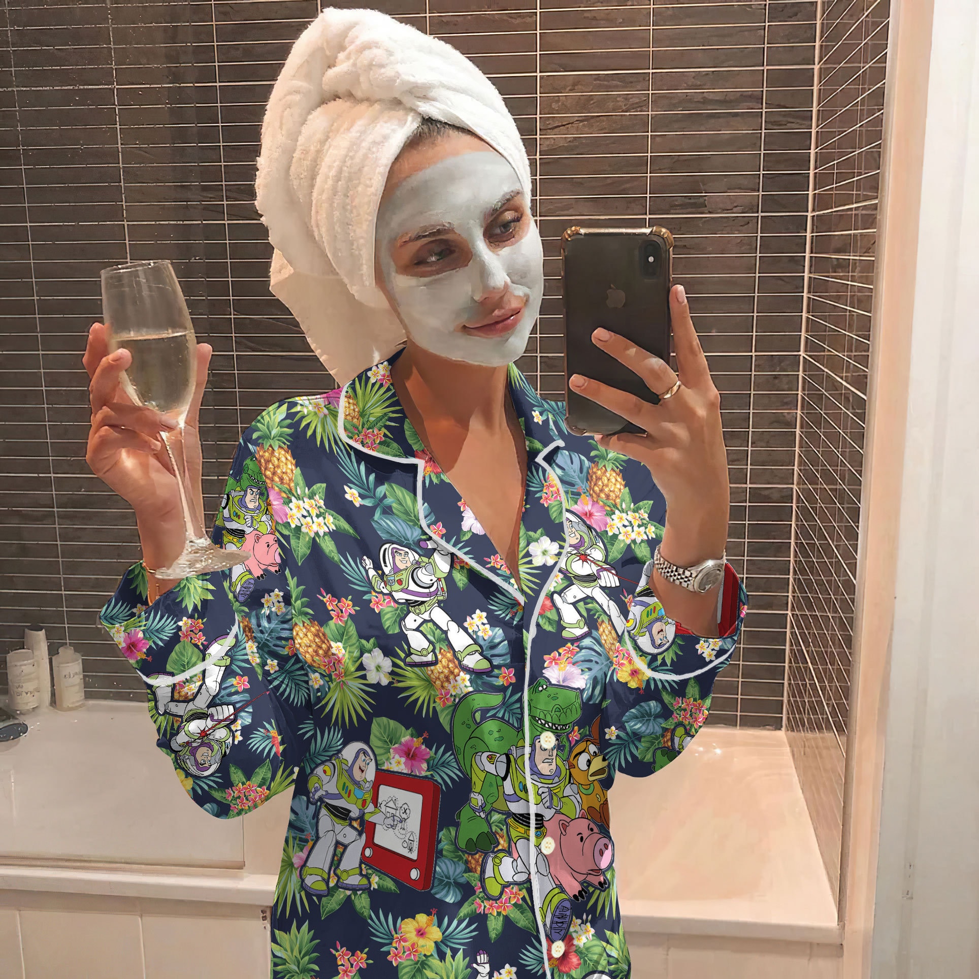 Disney Toy Story Pajamas, Tropical Buzz Lightyear Pajamas Set sold by ...