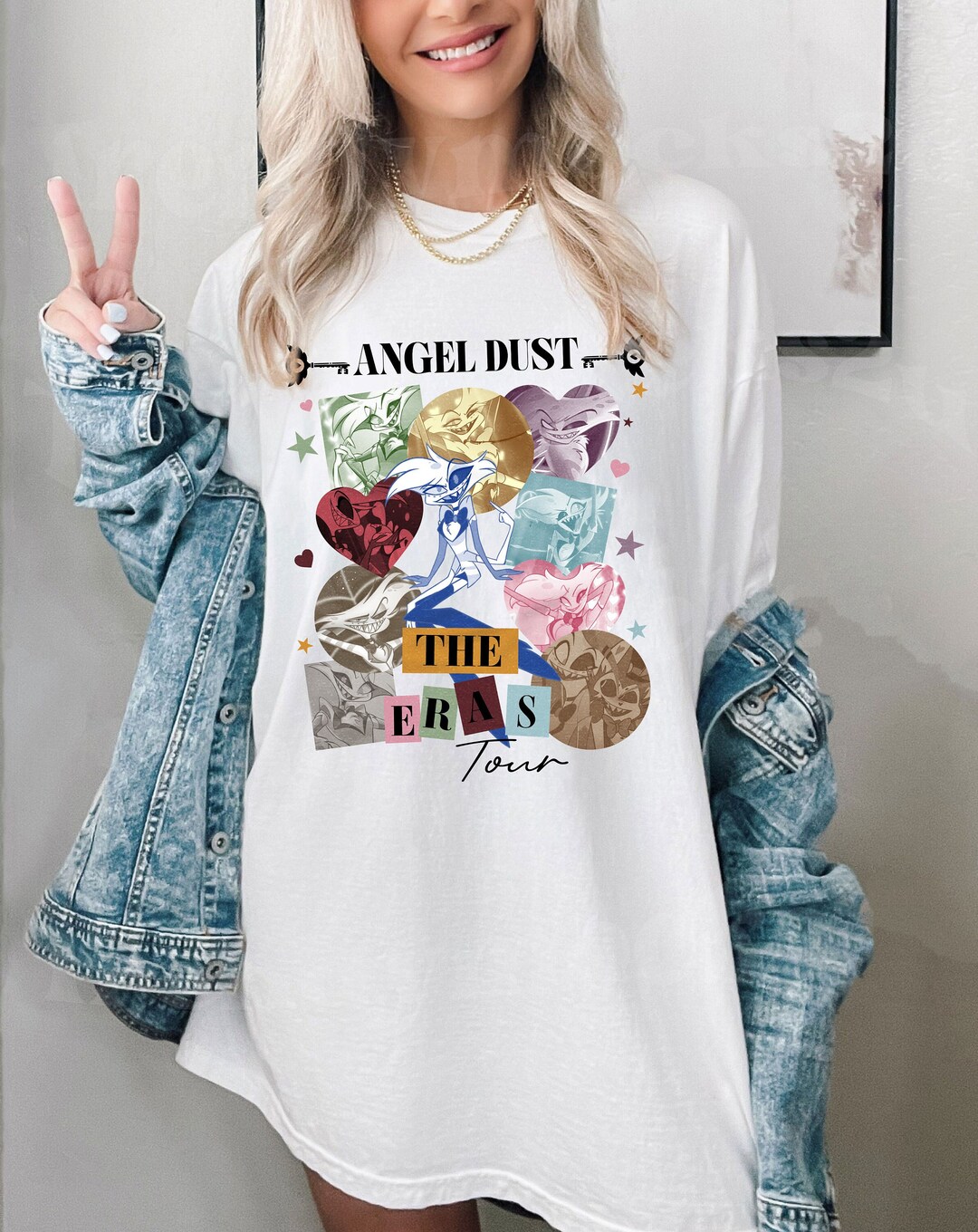 Hazbin Hotel Angel Dust Shirt, Hazbin Hotel Movie Shirt, Angel Dust ...