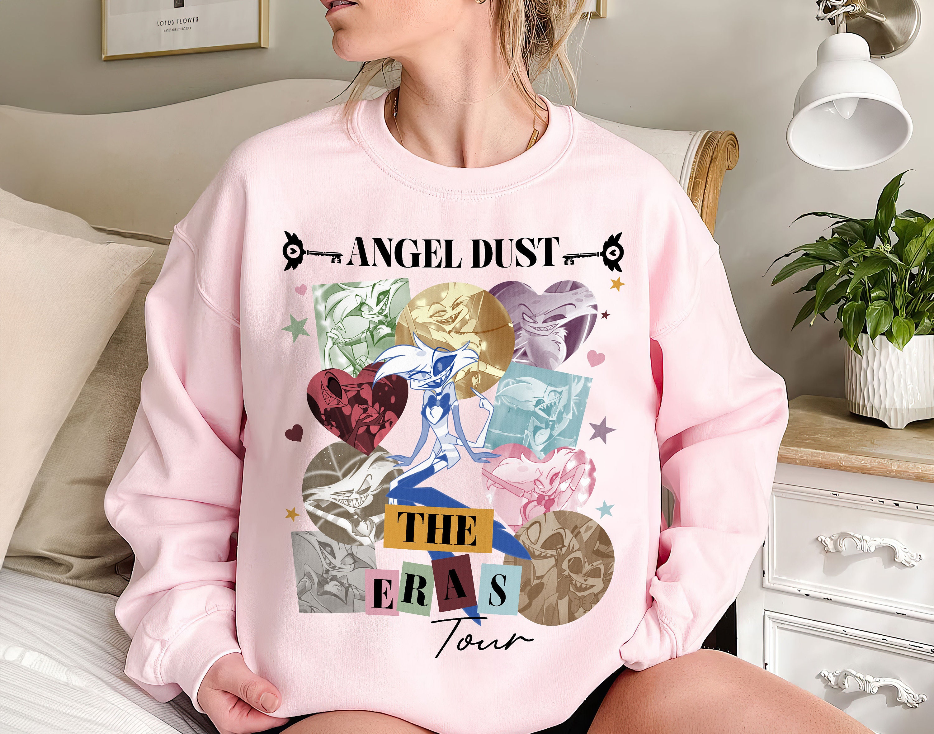 Hazbin Hotel Angel Dust Shirt, Hazbin Hotel Movie Shirt, Angel Dust ...