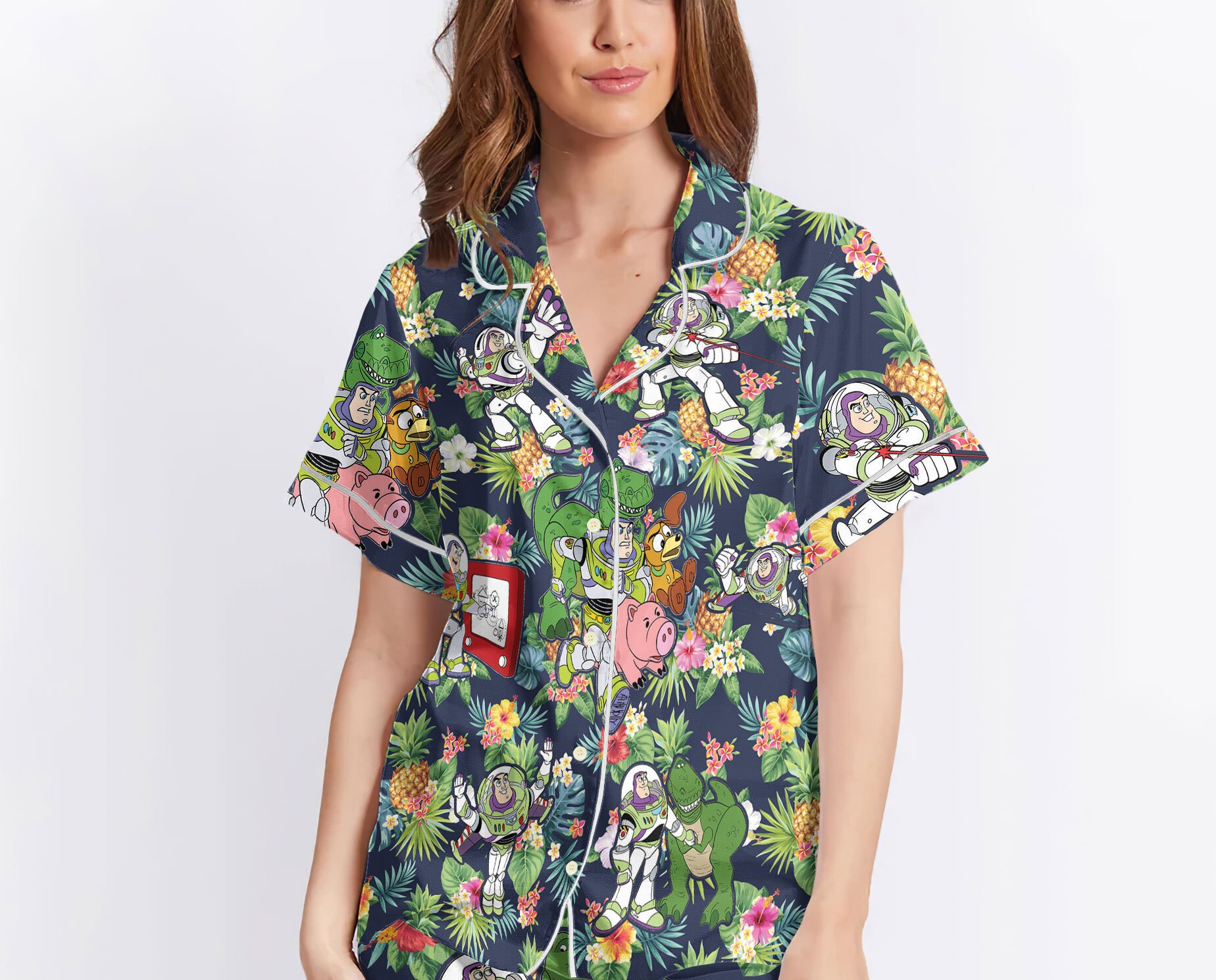 Disney Toy Story Pajamas, Tropical Buzz Lightyear Pajamas Set sold by ...