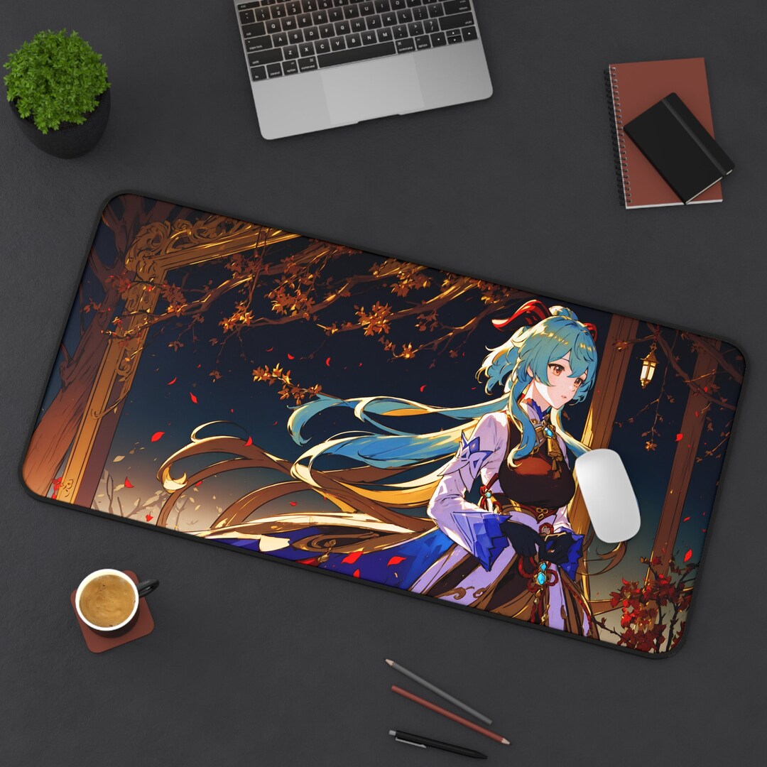 Ganyu Mouse Pad Genshin Impact Desk Mat Gaming Mouse Mat - Etsy