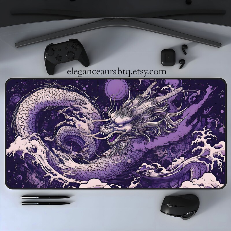 Purple Mouse Pad - Etsy