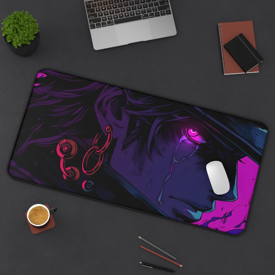 Jotaro Kujo Jojo's Bizarre Mouse Pad Anime Desk Mat, Gaming Gifts, XXL ...