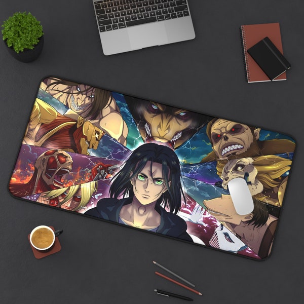 Attack on Titan Mouse Pad - Etsy