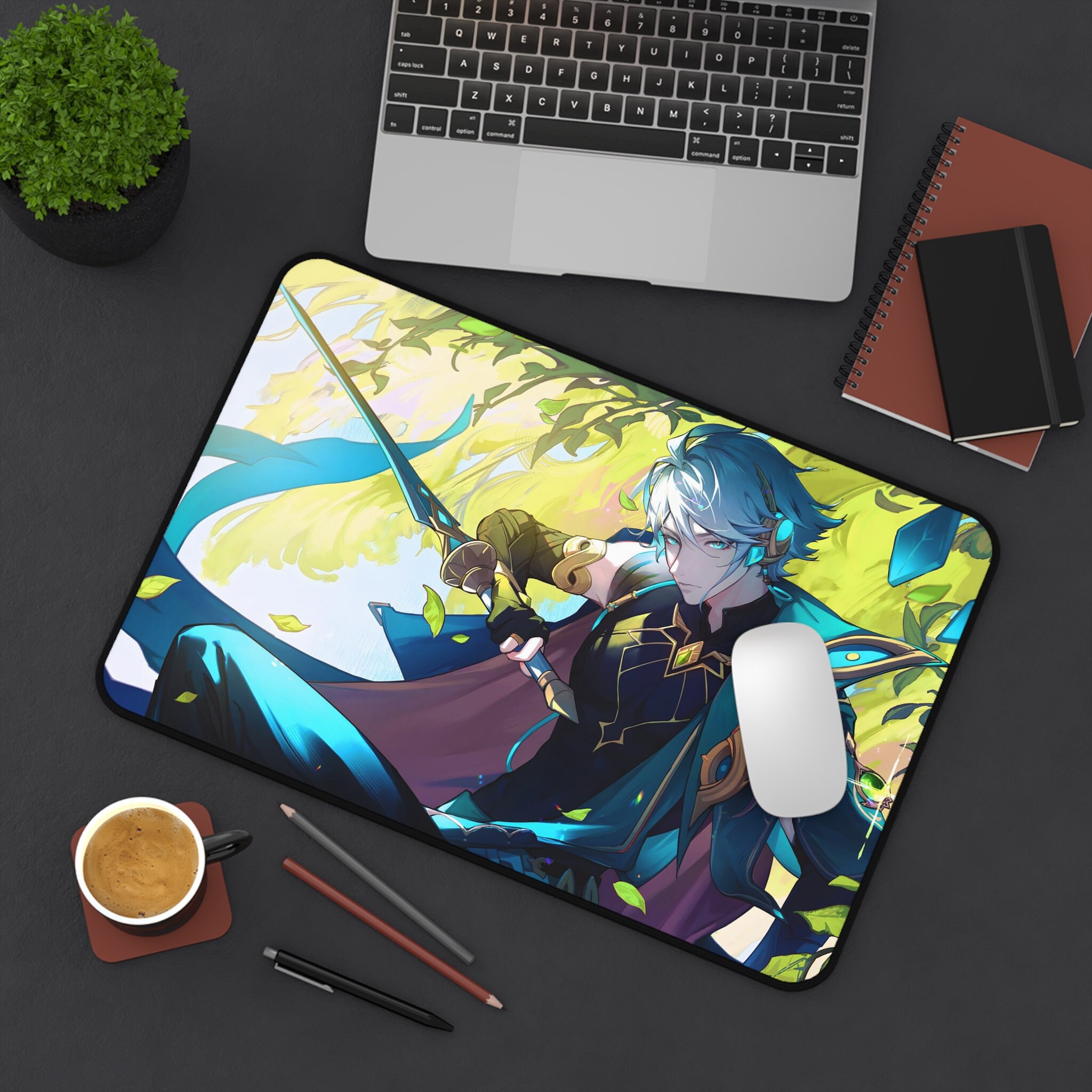 Alhaitham Mouse Pad, Genshin Impact Desk Mat, Gaming Desk Pad, Gaming ...