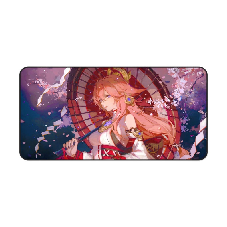 Yae Miko Mouse Pad, Genshin Impact Mat, Gaming Mousemat, Acsessories ...