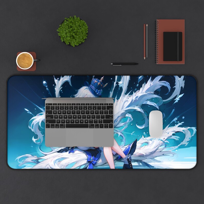 Furina Mouse Pad, Genshin Impact Desk Mat, Gaming Mouse Mat, Desk Decor ...