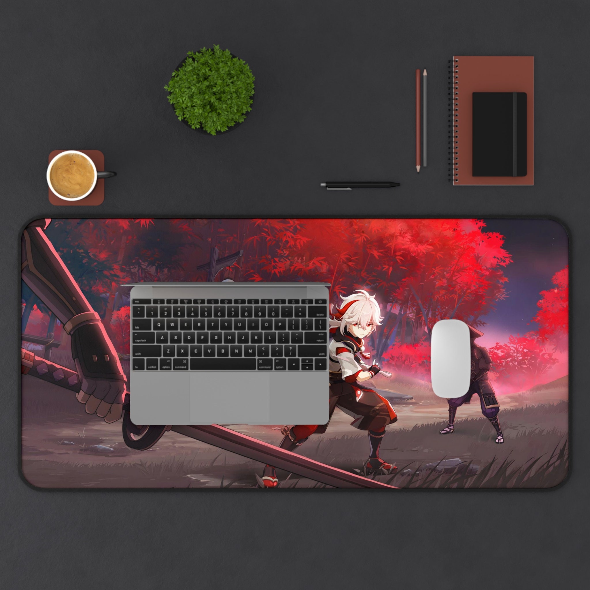 Kaedehara Kazuha Mouse Pad Genshin Impact Mouse Pad Colorful Mouse Pad Mouse Mat Desk Mat Etsy