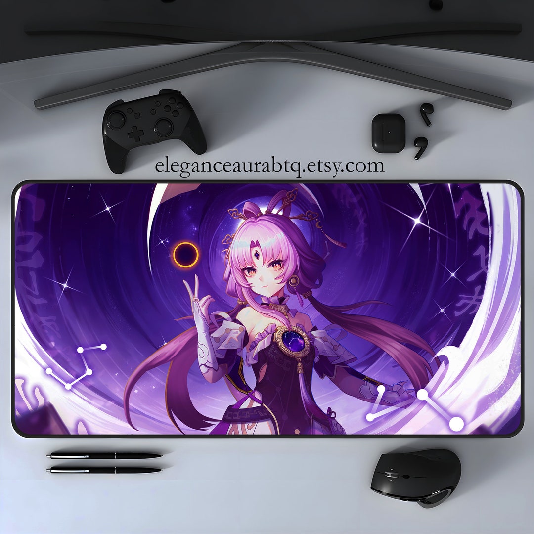 Fu Xuan Mouse Pad - Honkai: Star Rail Desk Mat, Gaming Mouse Mat, Home ...