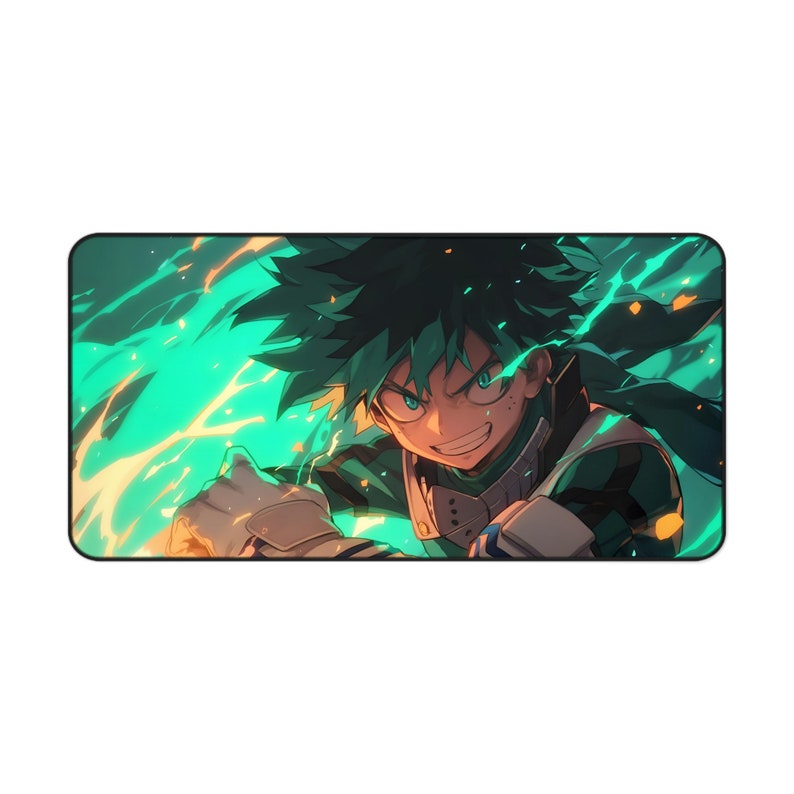 Deku izuku Midoriya My Hero Academia Mouse Pad Anime Desk Mat, Gaming ...