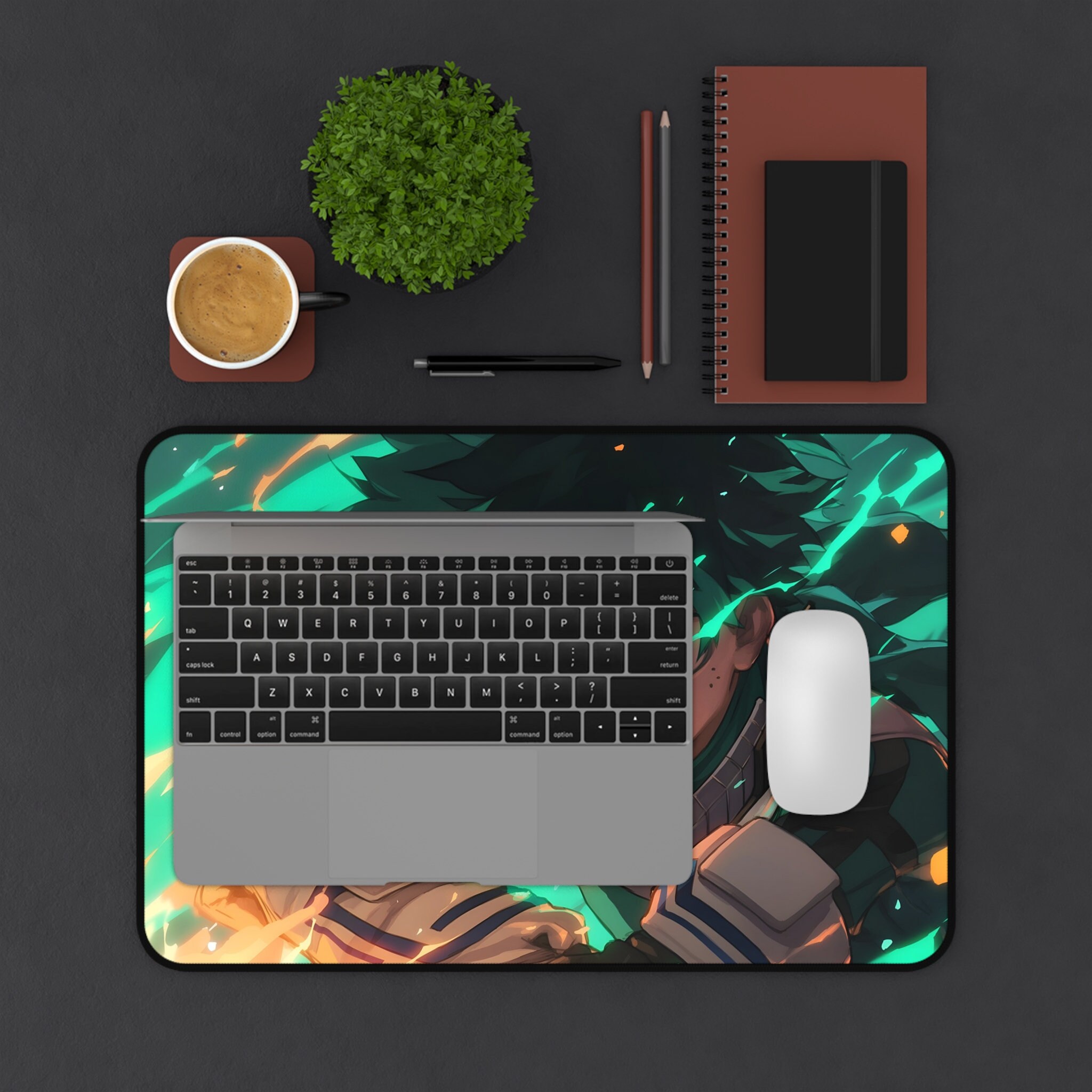 Deku izuku Midoriya My Hero Academia Mouse Pad Anime Desk Mat, Gaming ...