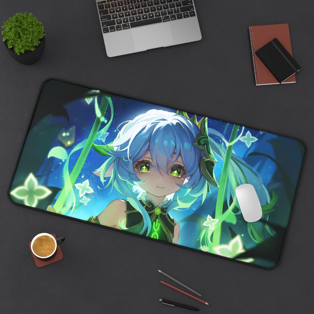 Nahida Mouse Pad Genshin Impact Desk Mat Anime Mouse Mat - Etsy