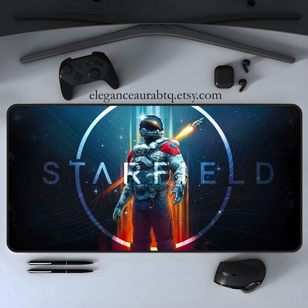 Starfield Mouse Pad, Gaming Desk Mat - Desk Acsessories for Gamers ...