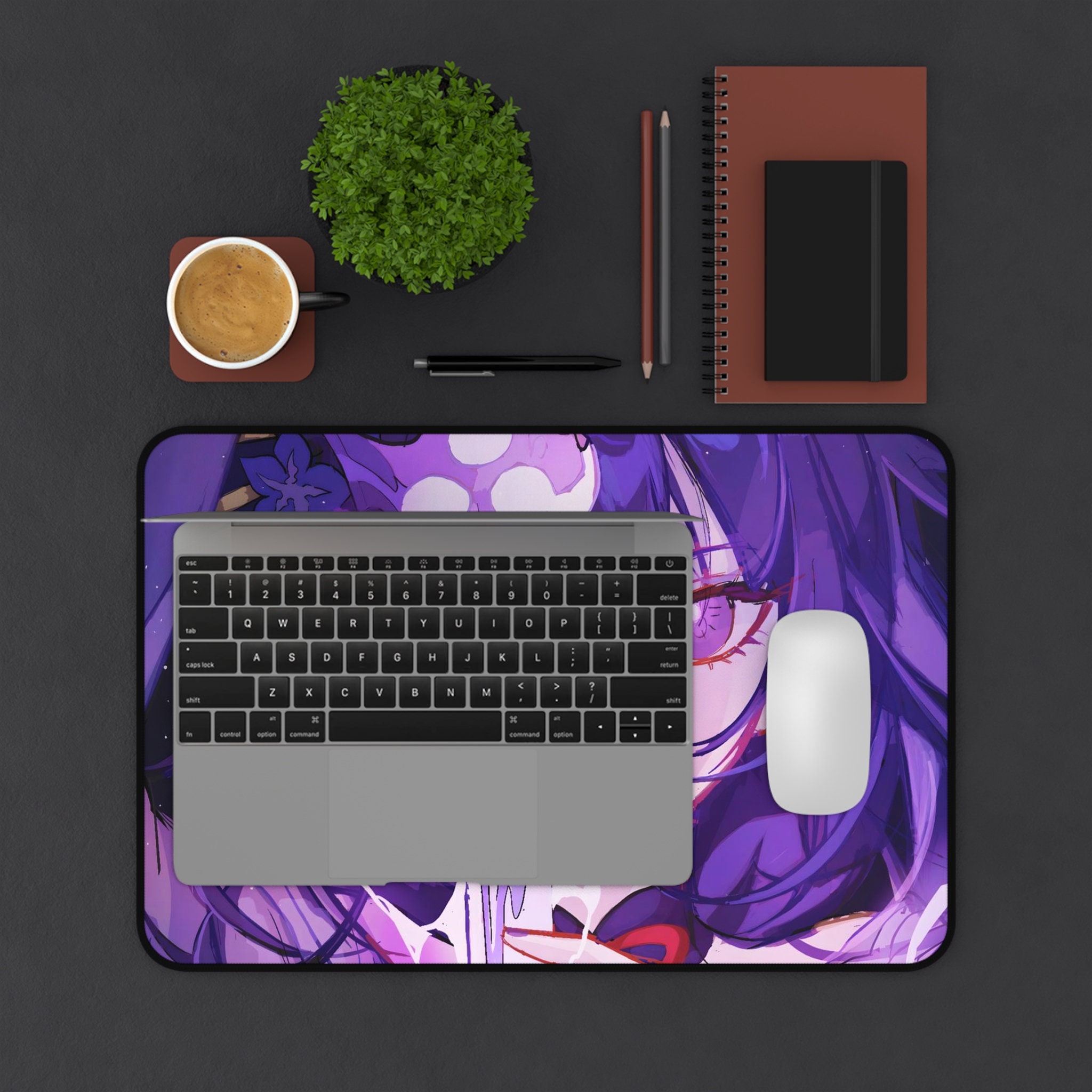 Raiden Shogun Mouse Pad, Genshin Impact Desk Mat, Gaming Mouse Mat ...