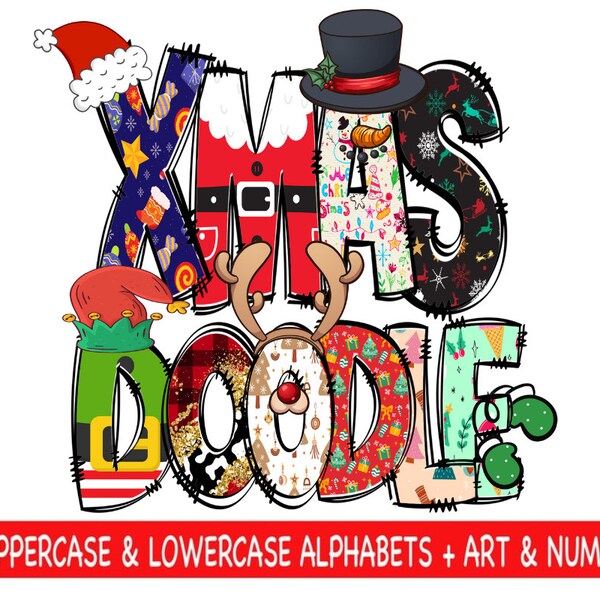 Christmas Doodle - Etsy