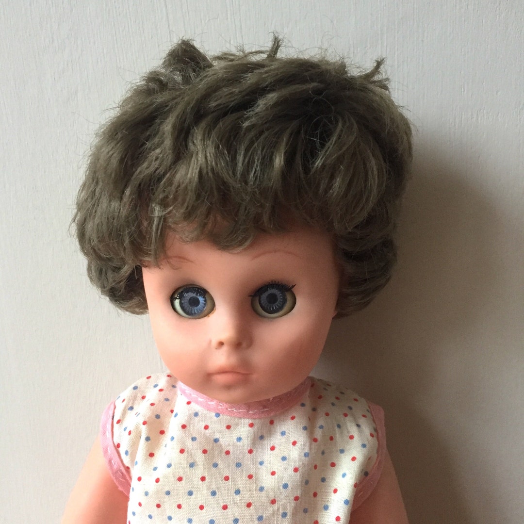 Vintage 1960s 60s Evergreen Doll Made in Hong Kong Vinyl Doll 60s Doll ...