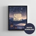 Good Night Printable Poster Wall Decoration | Sleep Well Art for ...
