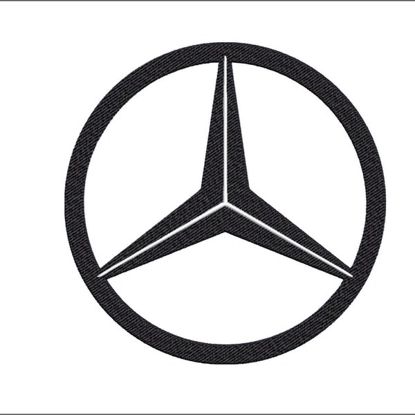 Mercedes Benz Logo Embroidery Design - Etsy