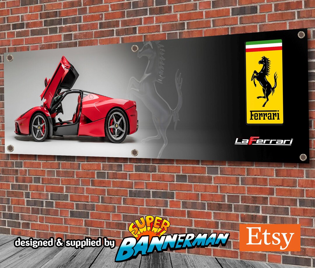 Ferrari La Ferrari PVC Garage Banner - Etsy