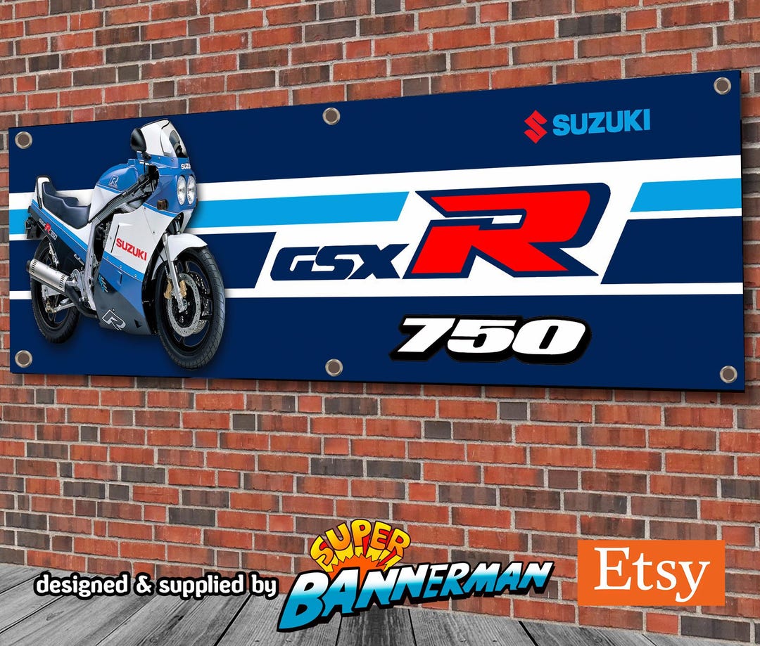 Suzuki GSXR 750 Banner for Garage, Workshop Etc - Etsy
