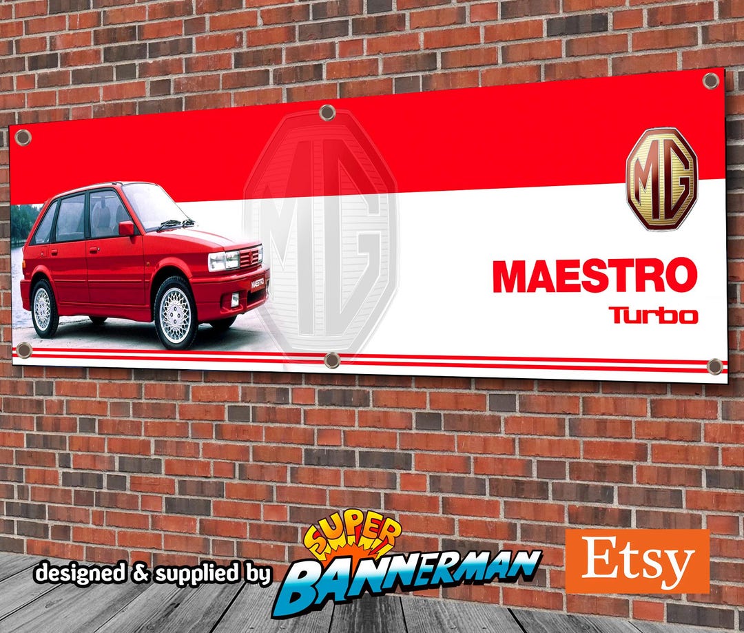 MG Maestro Turbo Banner for Garage, Workshop, Showroom Etc, - Etsy