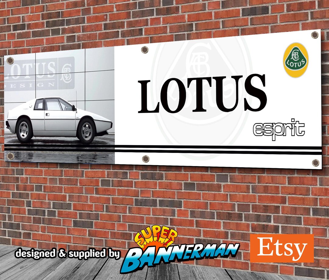 Lotus Esprit Banner for Garage, Workshop, Showroom Etc - Etsy