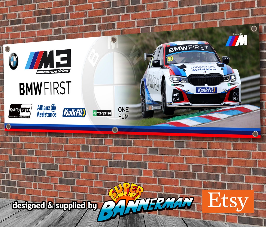 BMW M3 BTCC Touring Car Banner for Garage, Workshop, Showroom Etc - Etsy