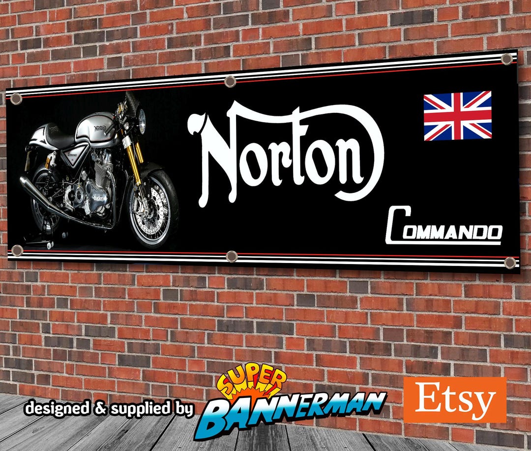 Norton Commando Banner for Garage, Workshop Etc - Etsy