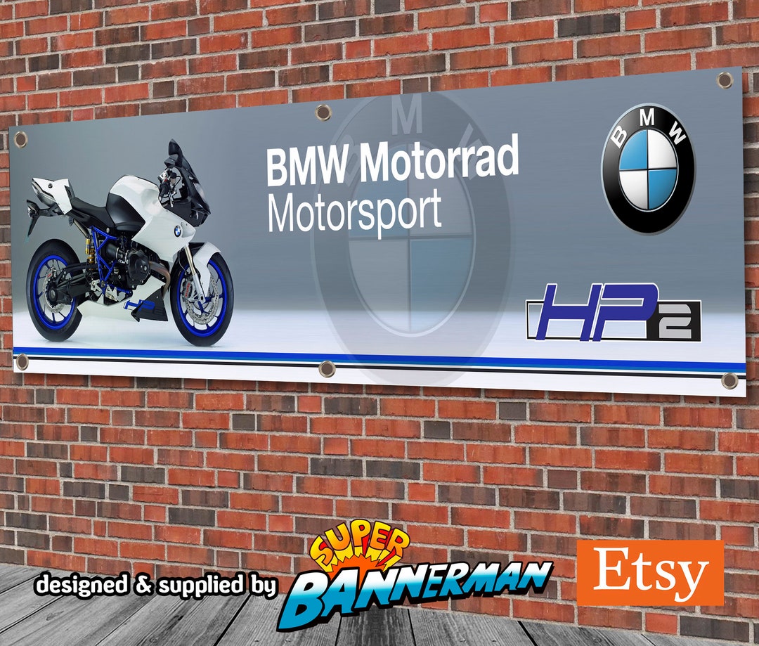 BMW Motorrad HP2 Motorcycle PVC Banner for Garage Workshop - Etsy