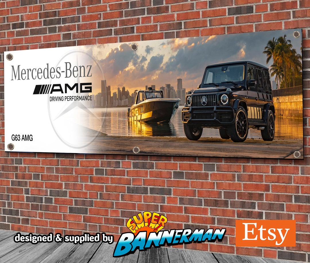 Mercedes AMG G63 Banner for Garage, Workshop, Showroom Etc, - Etsy
