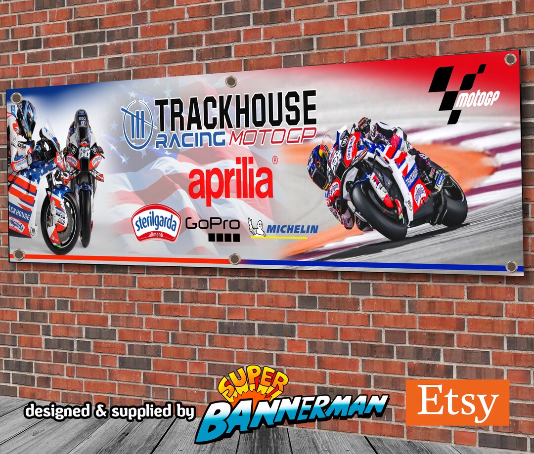Trackhouse Racing 2024 Moto GP Banner for Garage, Workshop Etc - Etsy