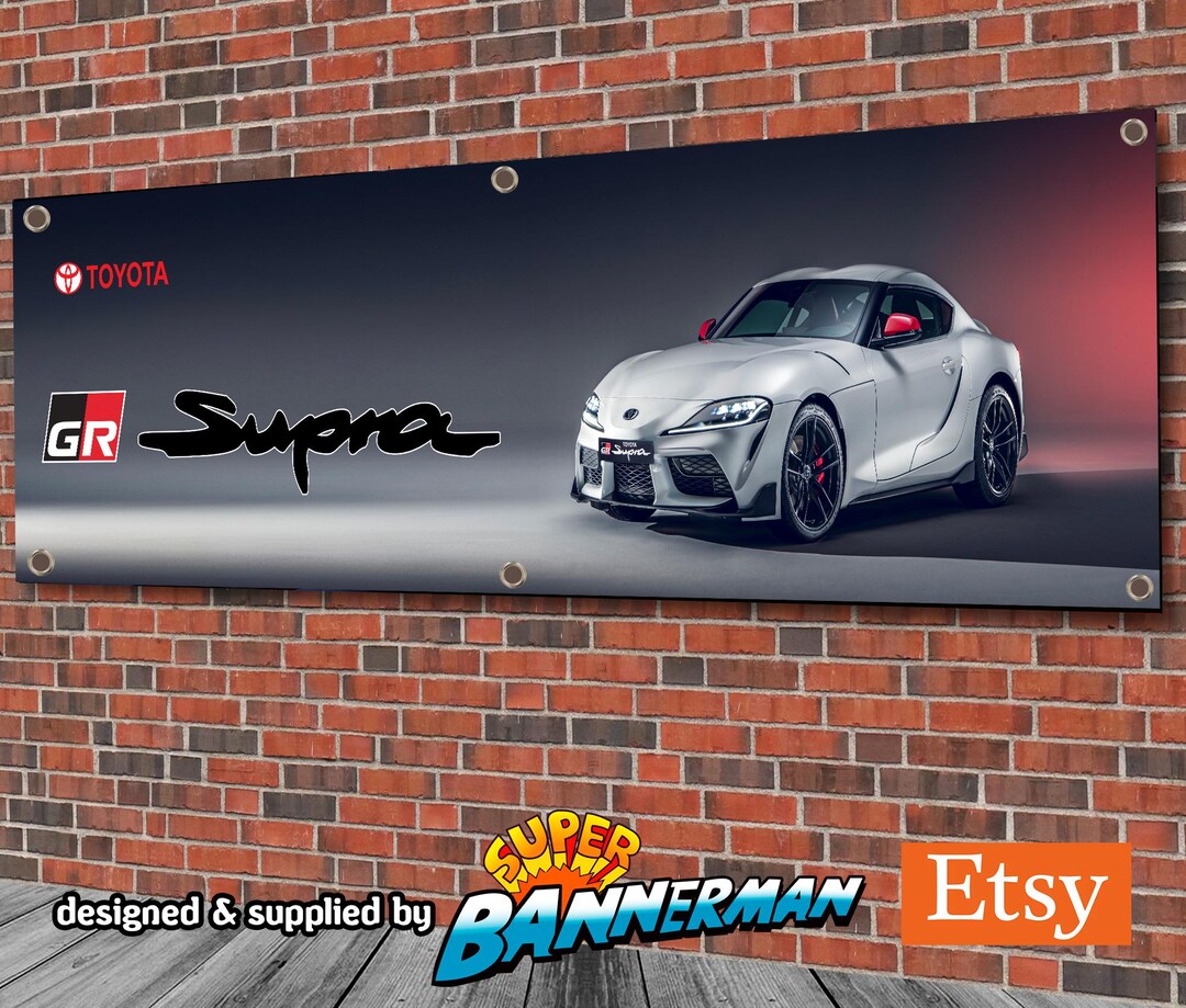 Toyota GR Supra Banner for Garage, Workshop, Showroom Etc - Etsy