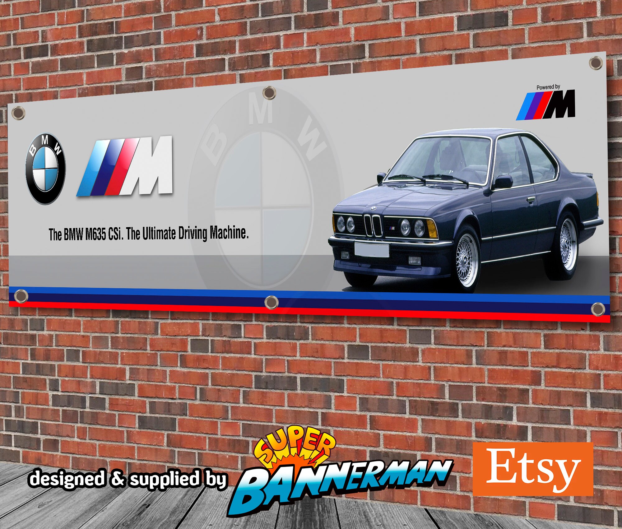 BMW M 635 Csi Banner for Garage Workshop Showroom Etc - Etsy