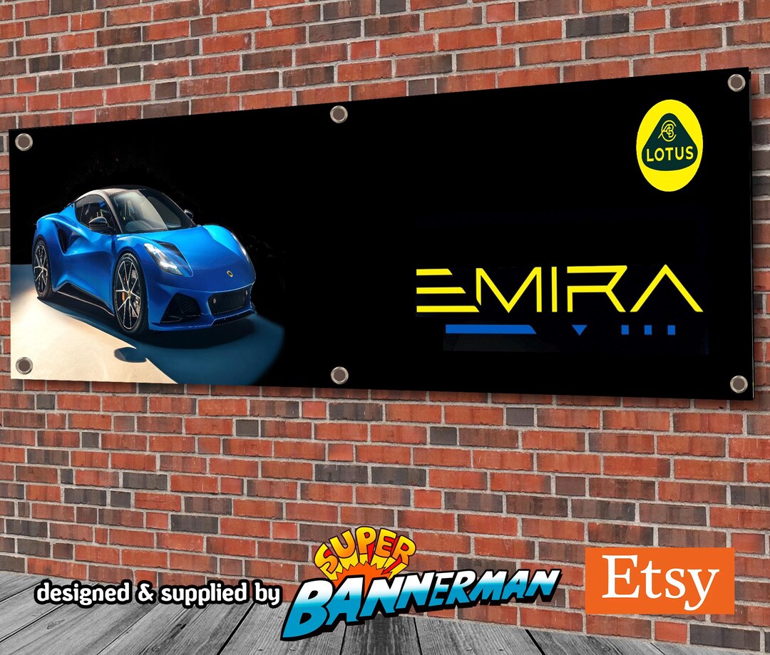Lotus Emira Banner for Garage, Workshop, Showroom Etc - Etsy