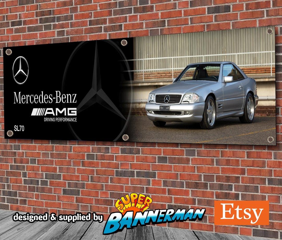 Mercedes AMG SL70 Banner for Garage, Workshop, Showroom Etc, - Etsy