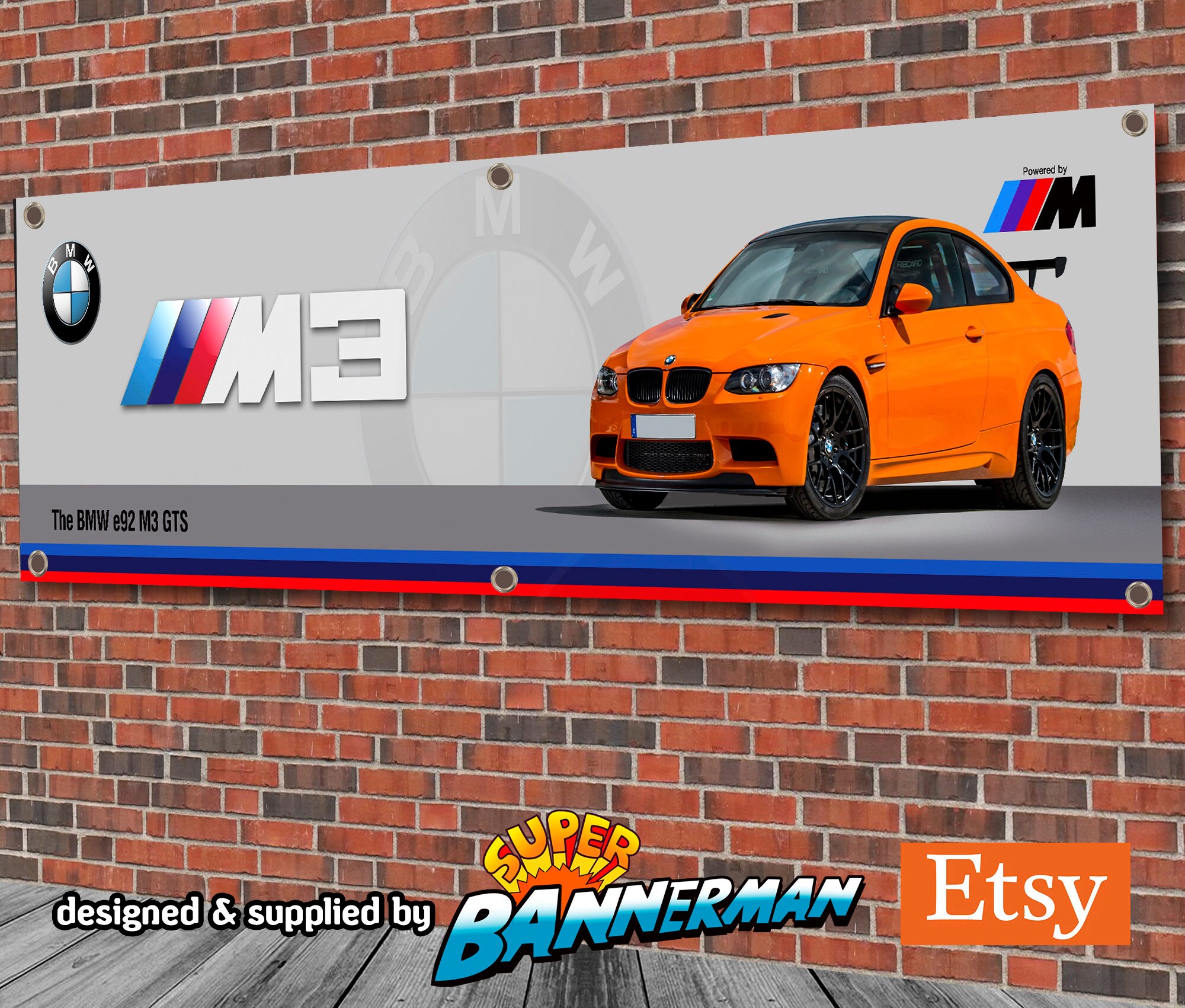 BMW E92 M3 GTS Banner for Garage, Workshop, Showroom Etc - Etsy
