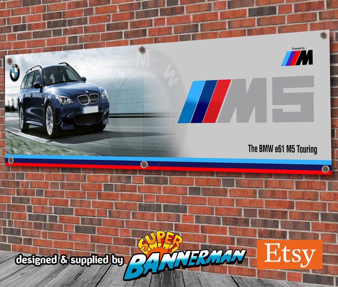 BMW E61 M5 Touring Banner for Garage, Workshop, Showroom Etc - Etsy