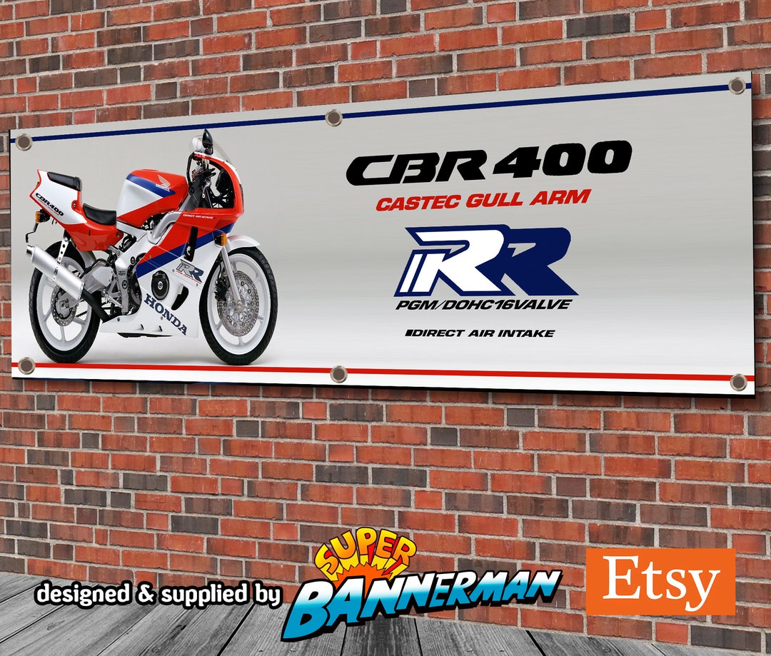 Honda CBR 400 Banner for Garage, Workshop, Showroom Etc - Etsy