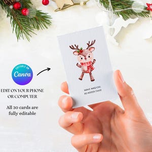 30 Editable Christmas Advent Activity Cards, Christmas Bucket List ...