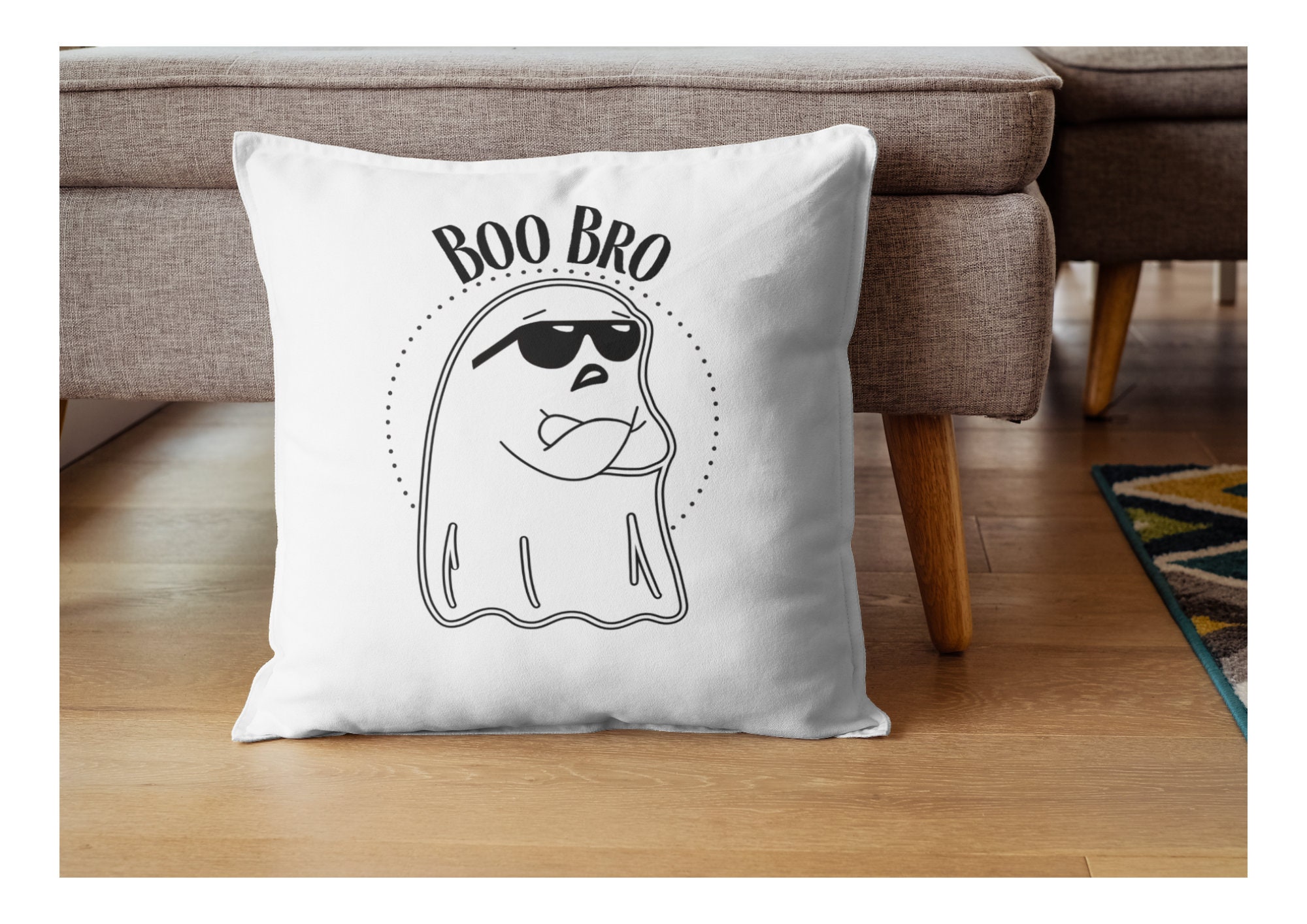 Cool Ghost With Glasses - "boo Bro" - PNG and SVG, Halloween - Etsy
