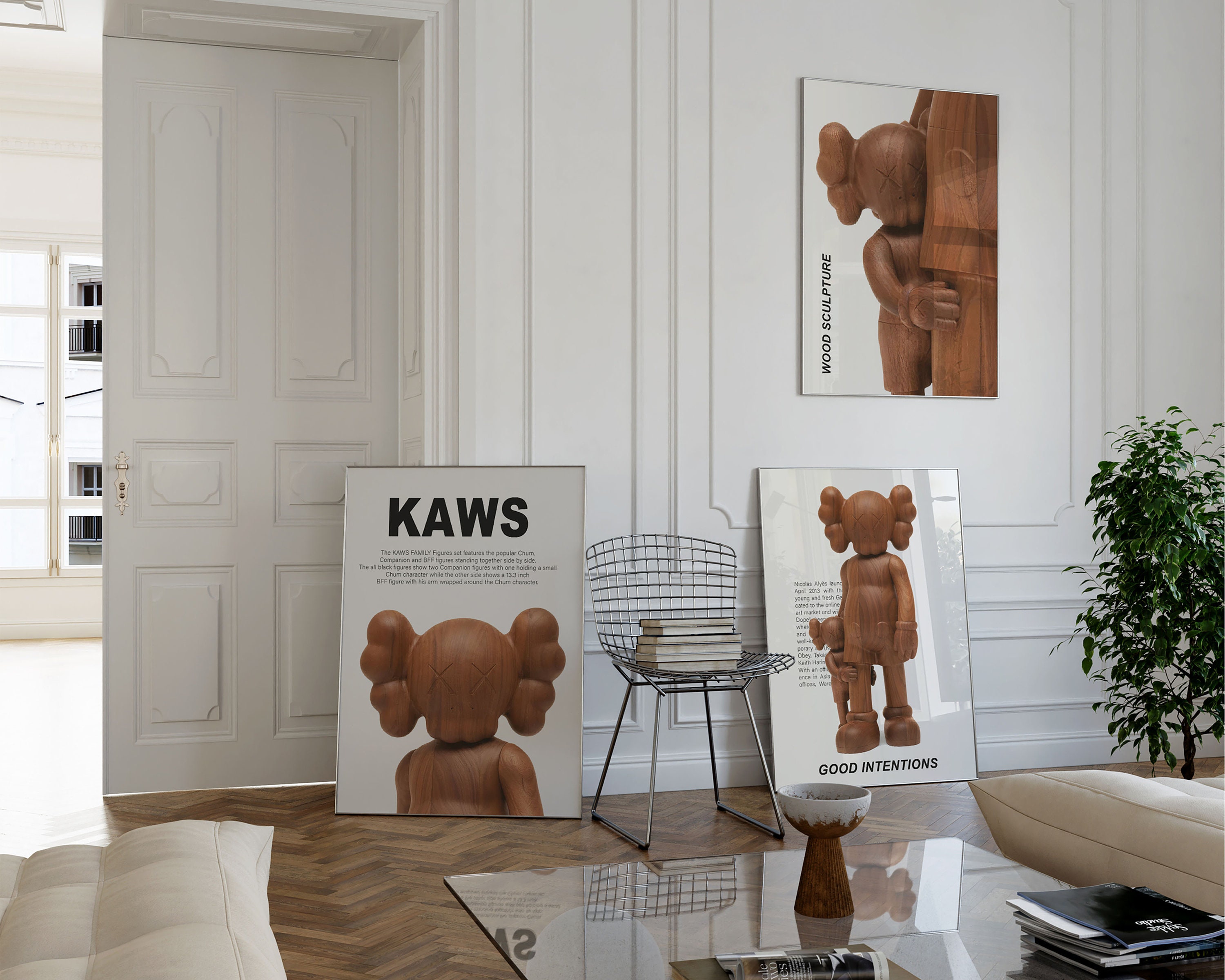 Hypebeast Wood Toys Poster Set of 3, Hypebeast Gallery Wall Set ...