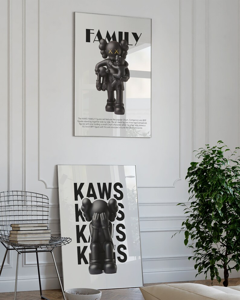 Hypebeast Toys Poster Set of 3 Hypebeast Figure Printable Wall Art ...