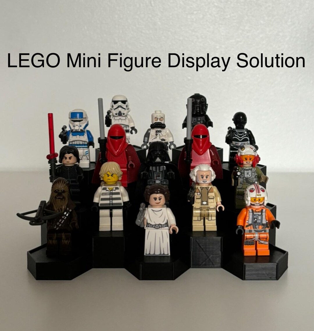 LEGO Mini Figure Hexagon Display Stand - Etsy
