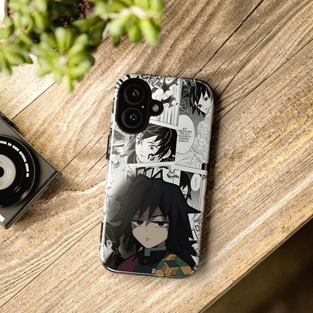 Tomioka Giyuu Manga Collage Phone Case | Demon Slayer Anime iPhone ...