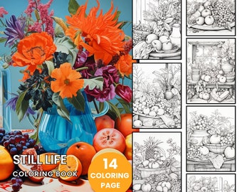 LANDSCAPE Coloring Book Adult Coloring Pages, Instant Download ...