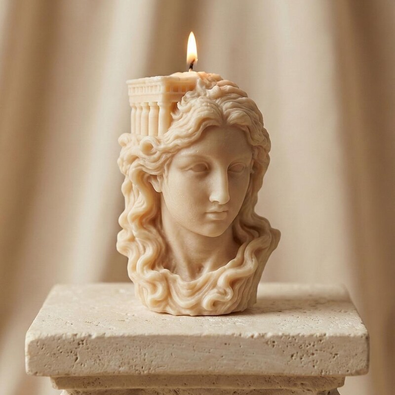 Bust Candle - Etsy