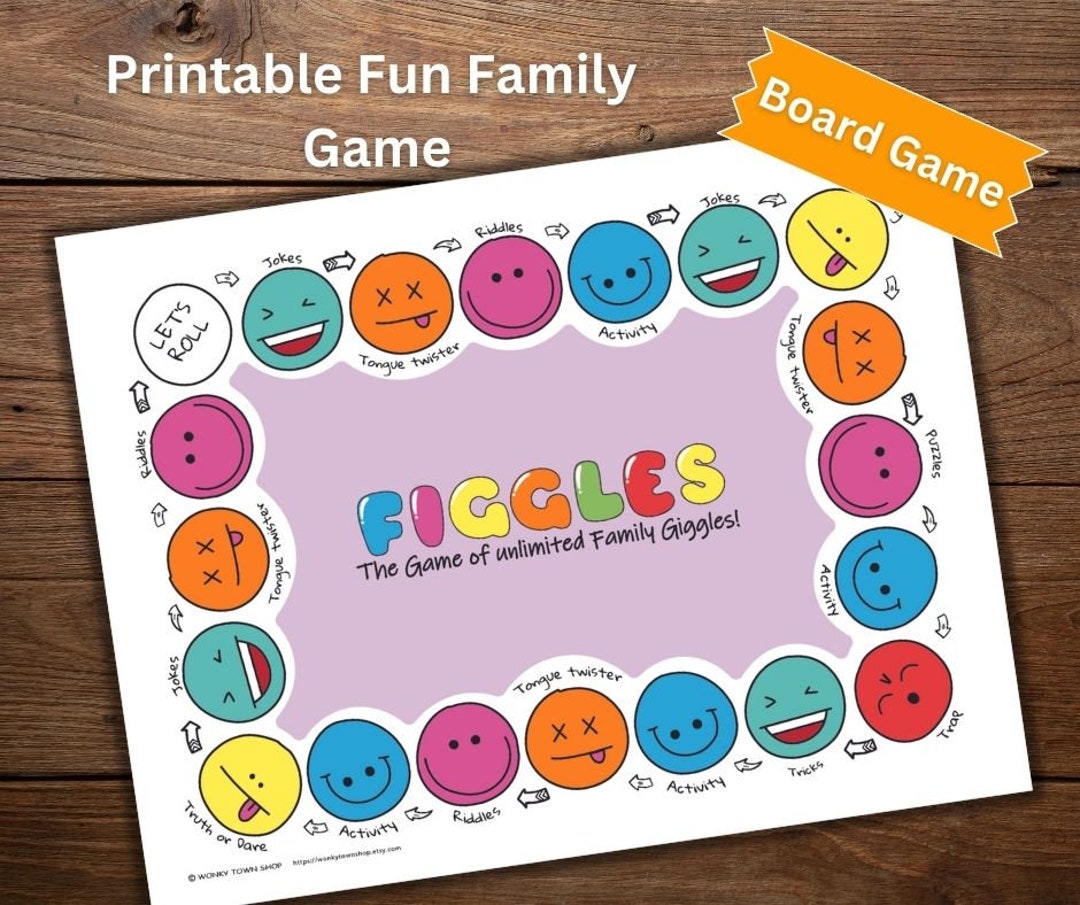 FIGGLES - Printable Family Fun Game, INSTANT DOWNLOAD - Etsy