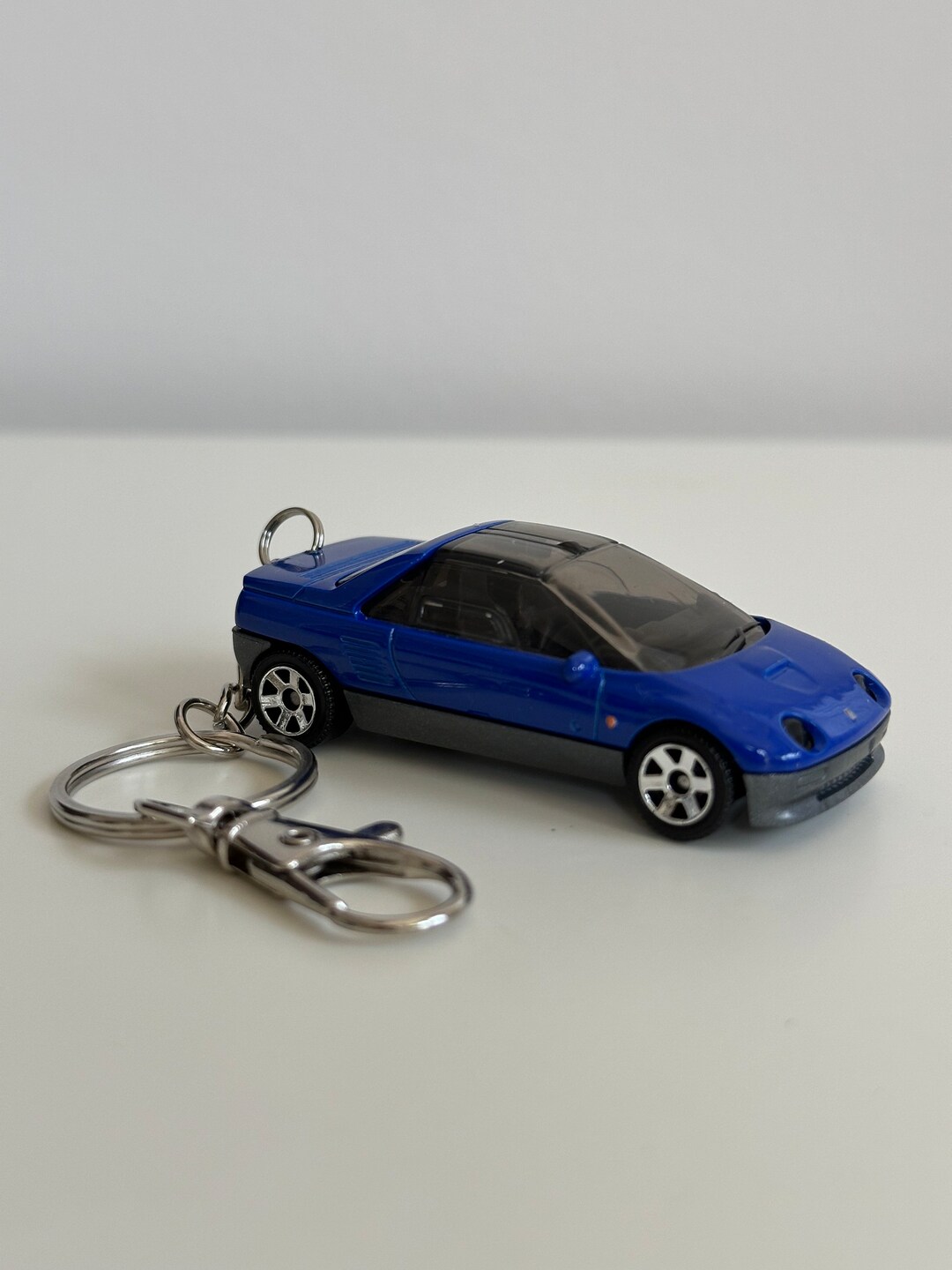 1992 Mazda Autozam AZ-1, Matchbox Custom Keychain, Blue JDM Kei Car ...