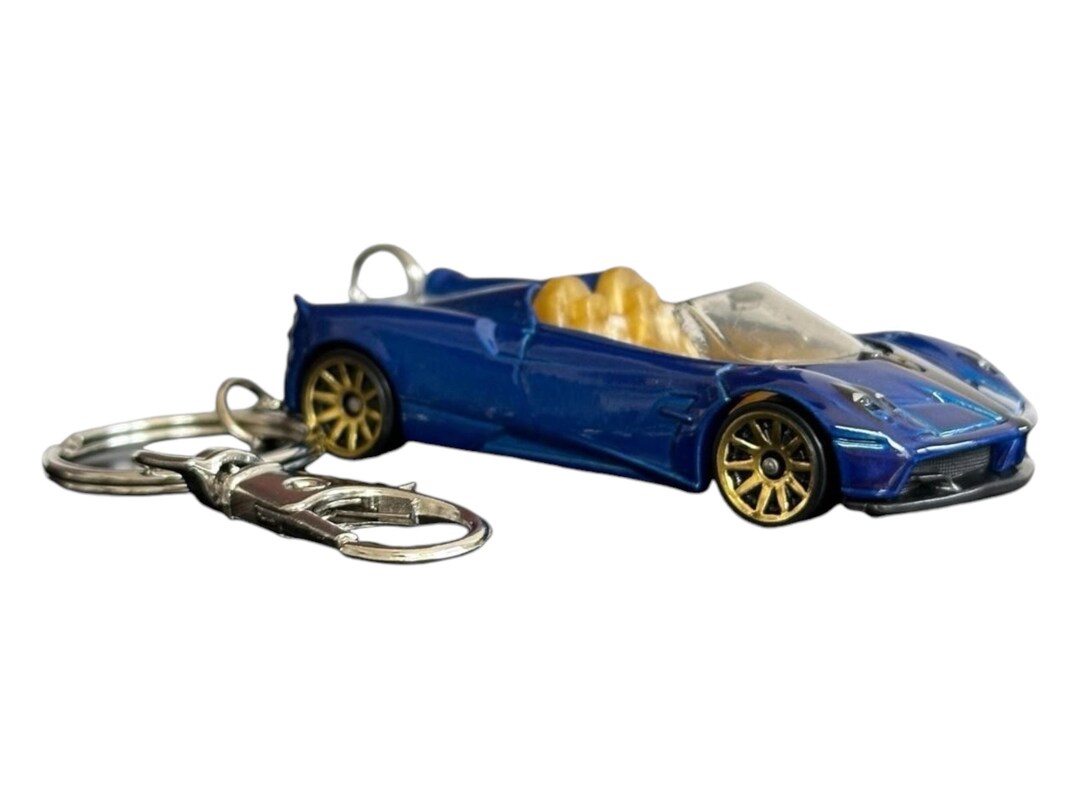 Pagani Huayra Roadster Keychain, Hot Wheels Diecast Car, Key Clip ...